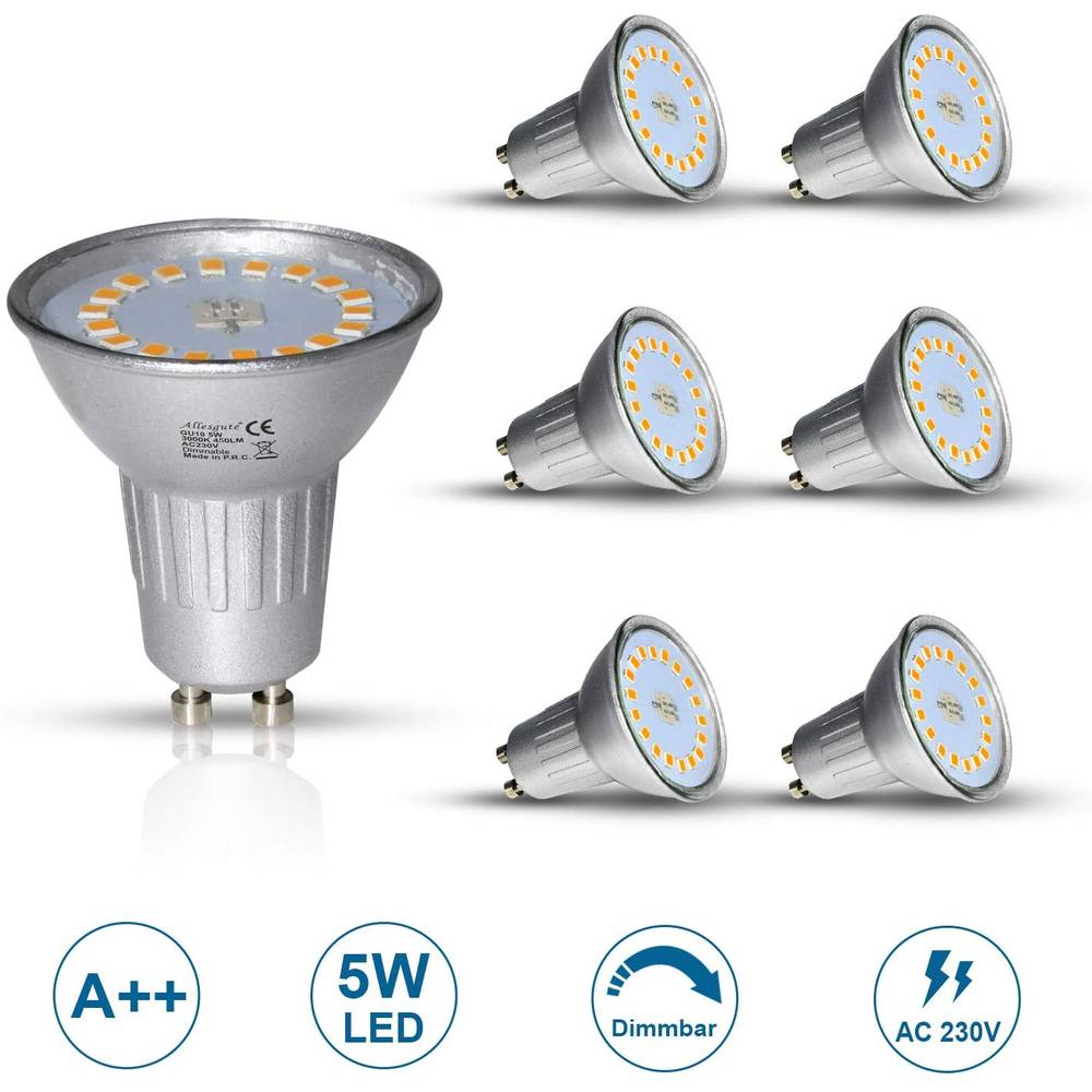 LED-GU10 (dimmbar) Test & Vergleich » Top 15 im Januar 2024