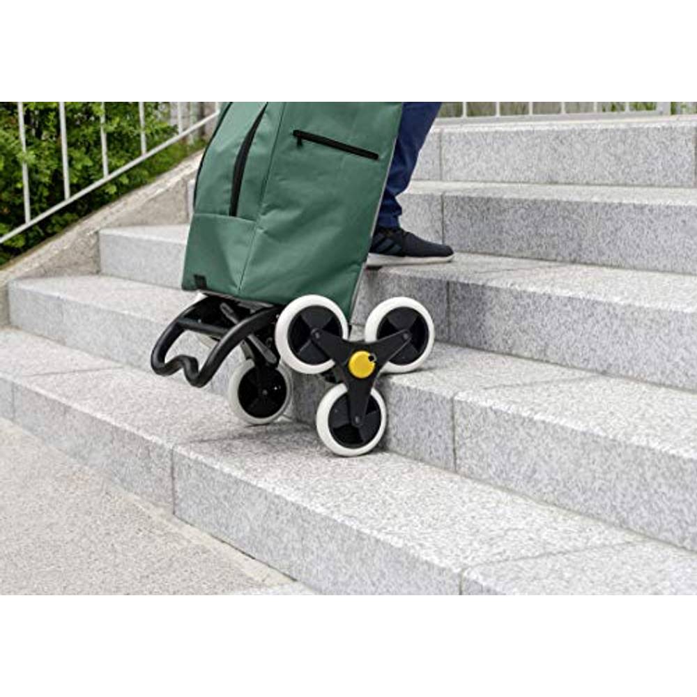 Einkaufstrolley Treppensteiger Test