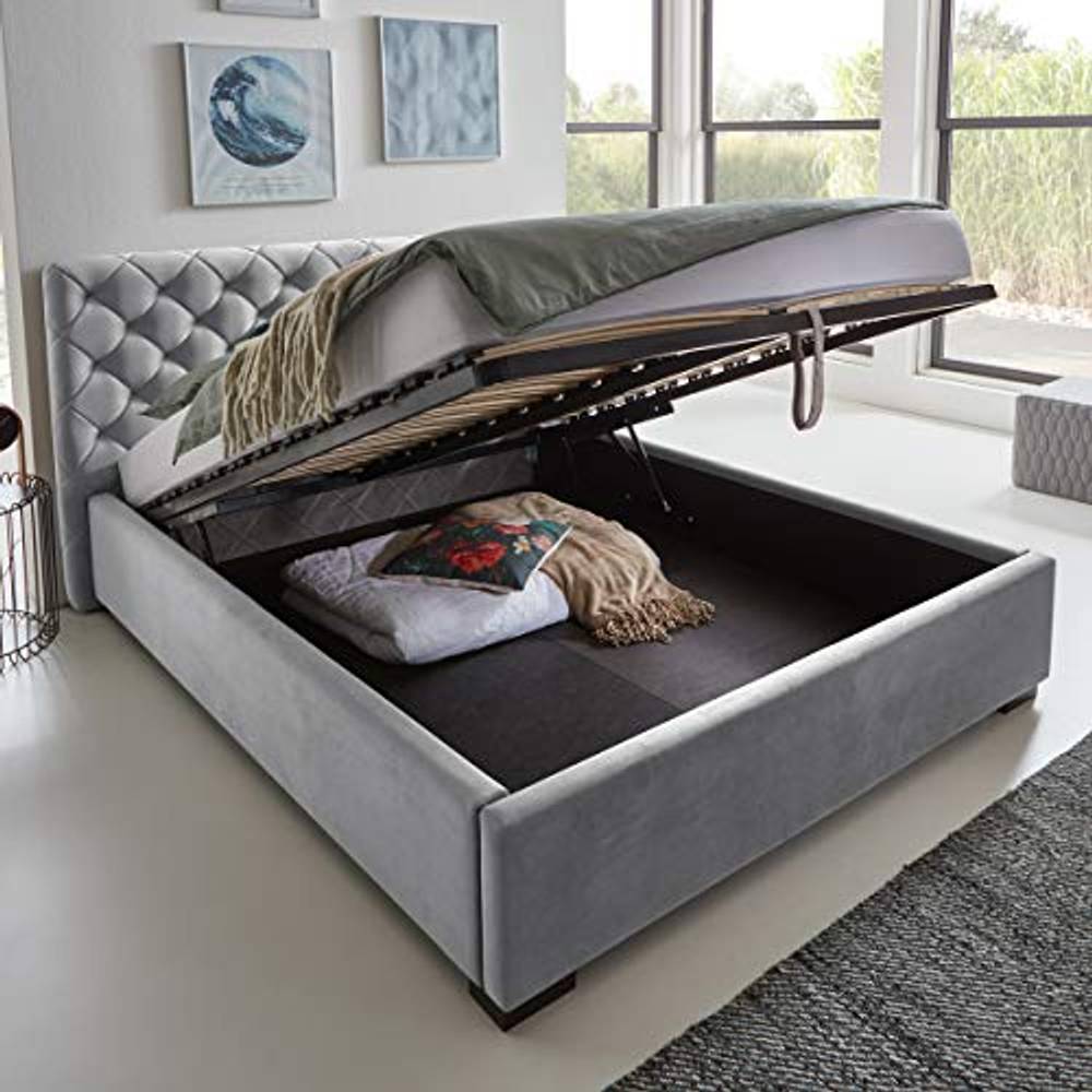 Spannende Bett Mit Bettkasten 140x200 Danisches Bettenlager Bild