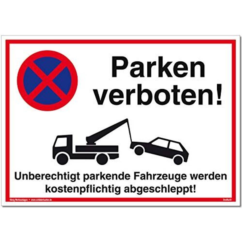 Parkverbotsschild Test & Vergleich » Top 11 im September 2024