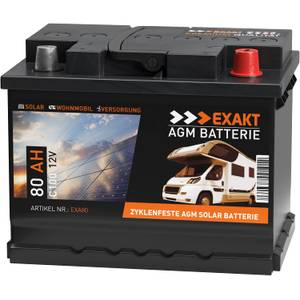 AGM-Batterie 80Ah Test & Vergleich » Top 12 im Juli 2025