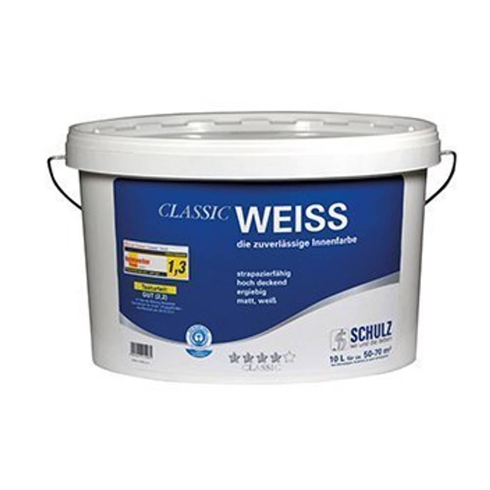 Wandfarbe Weiss Test