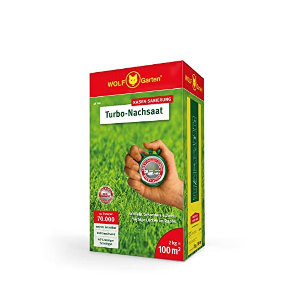 Turbo Nachsaat Rasen