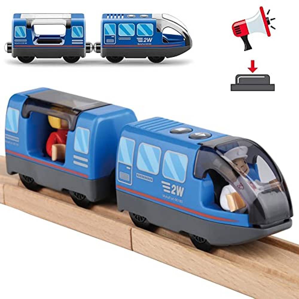 Elektrische Lok Holzeisenbahn