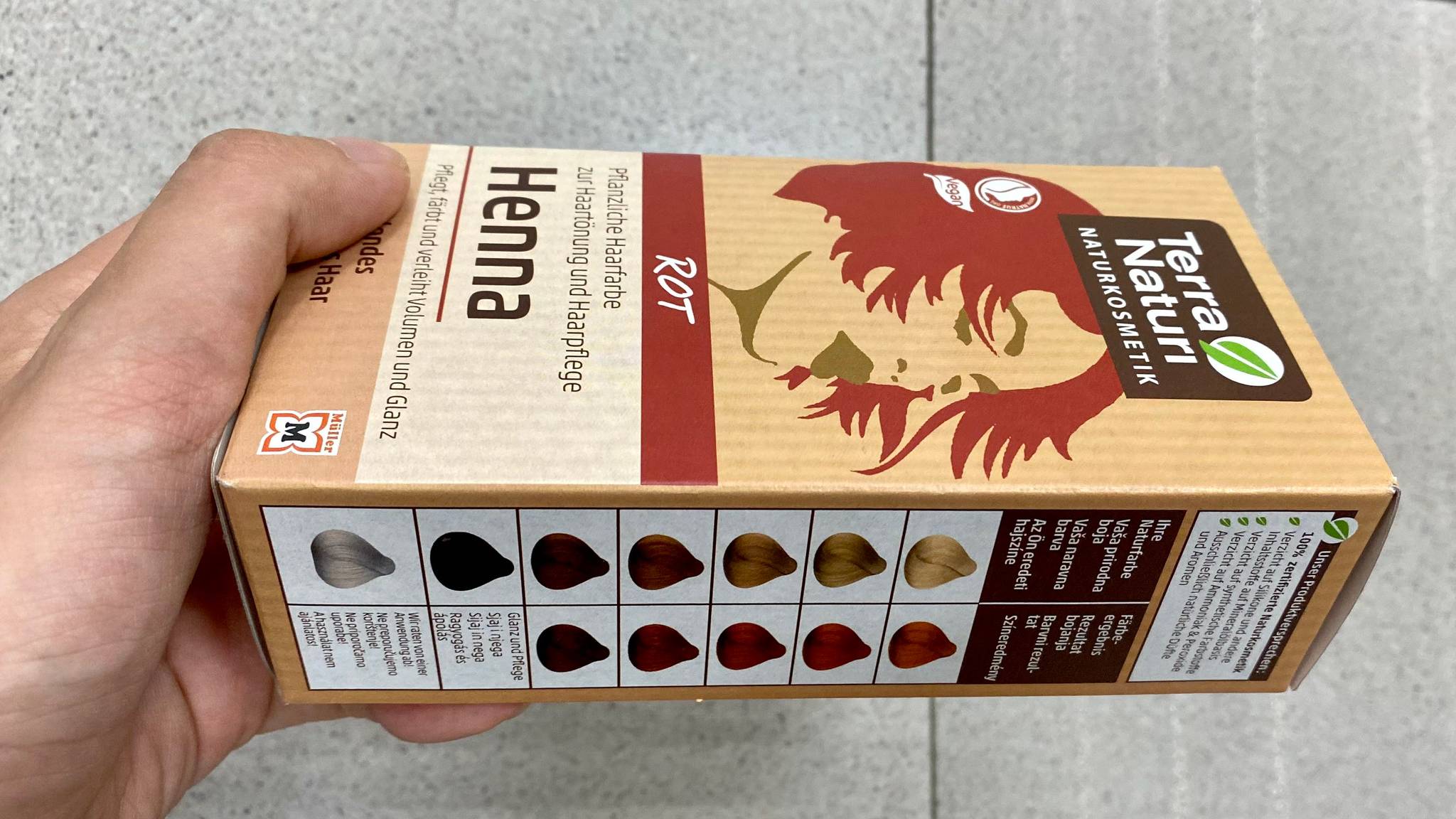 Haare Farben Henna Rot