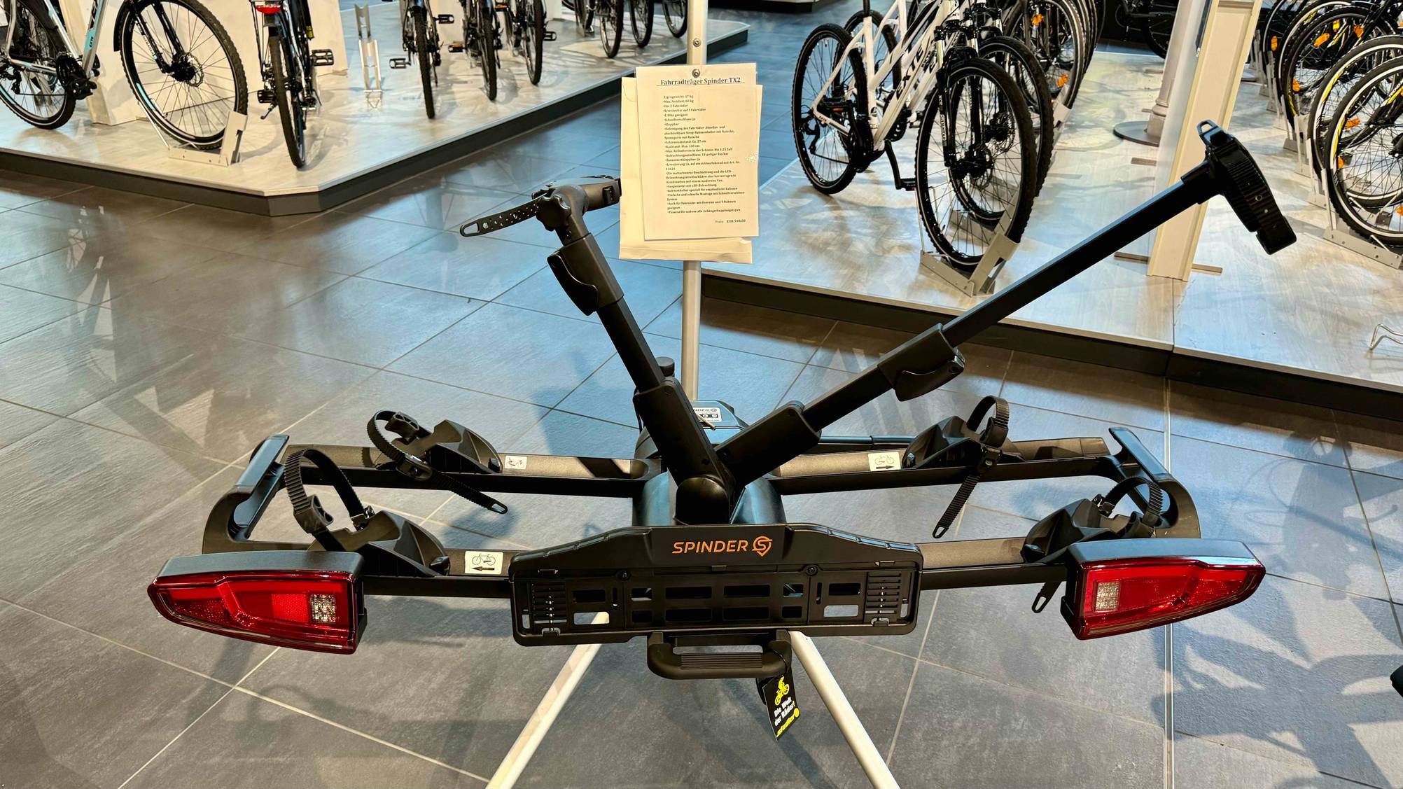Elegantes Fahrradtraeger E Bike Test 2017 Bildbrend6018