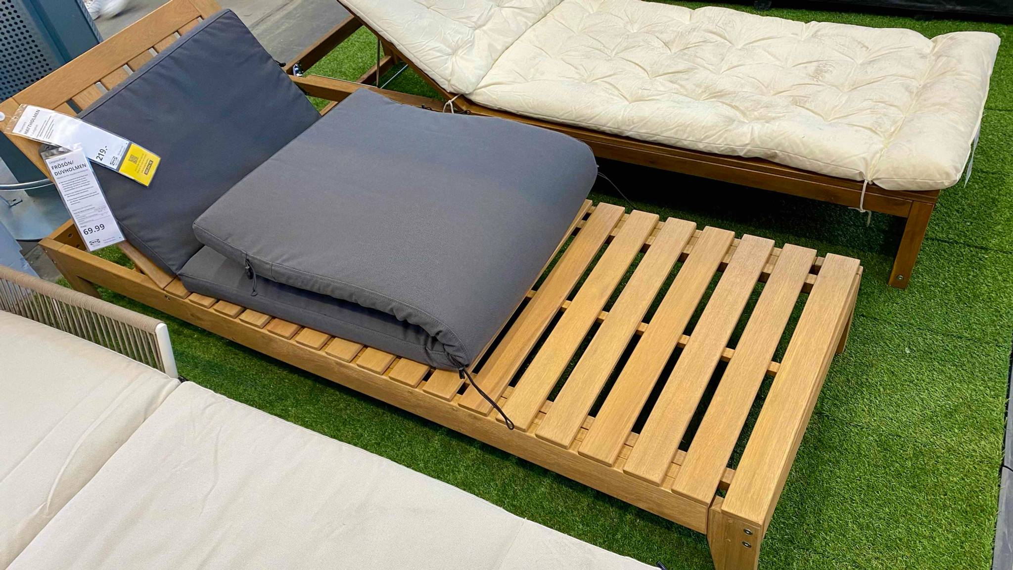 Faszinierend Gartenliege Holz Ikea Ebenbild
