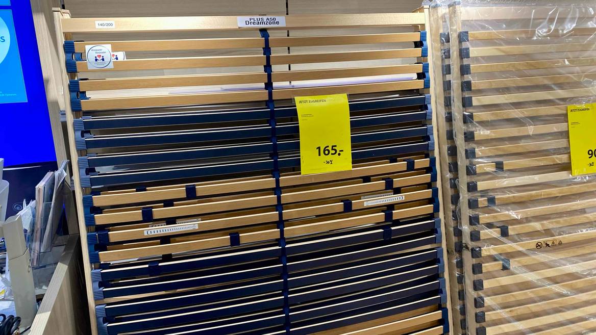 Luxus Jysk Lattenrost 140x200 Bild