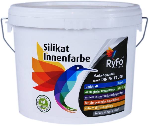 Silikatfarbe Innen Test
