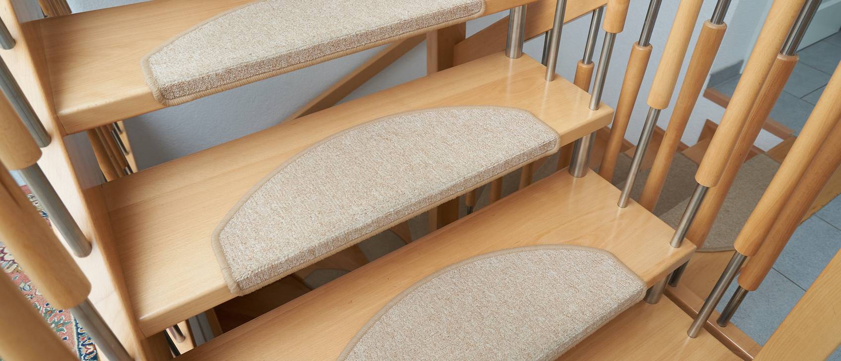 Wunderschone Stufenmatten Gedrehte Treppe Bild